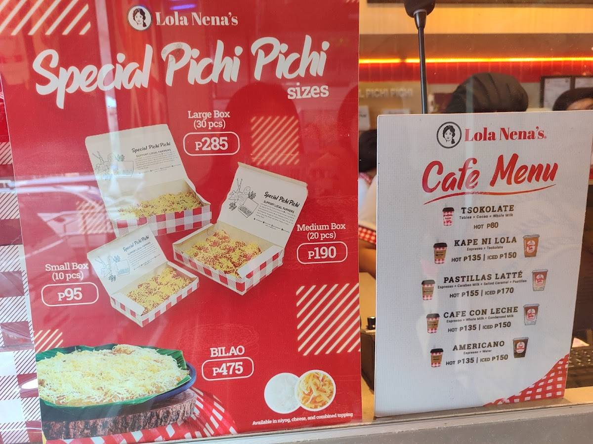 Menu at Lola Nena’s - Calamba restaurant, Calamba