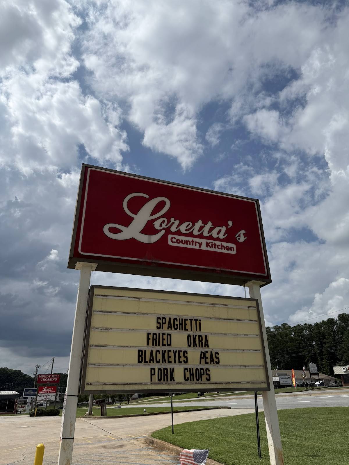 Menu at Loretta's Country Kitchen restaurant, Oakwood