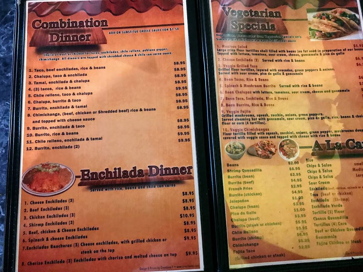 Menu at Los Rancheros Mexican Grill Forestdale restaurant, Birmingham ...