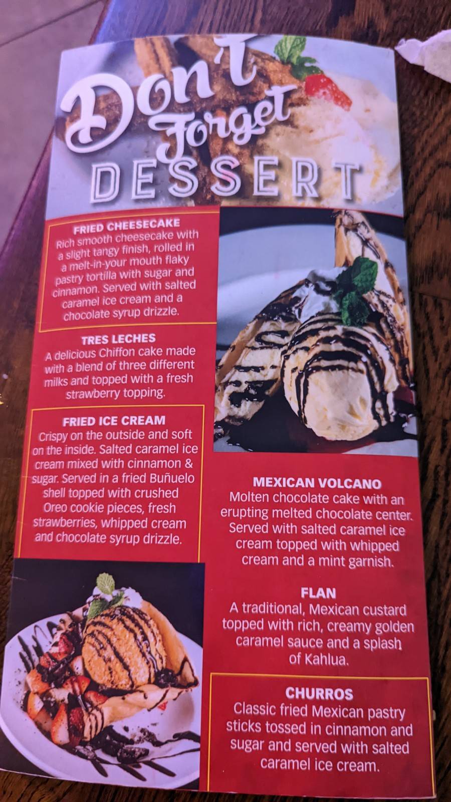 Menu at Los Aztecas restaurant, Fort Mill, 741 Crossroads Plaza