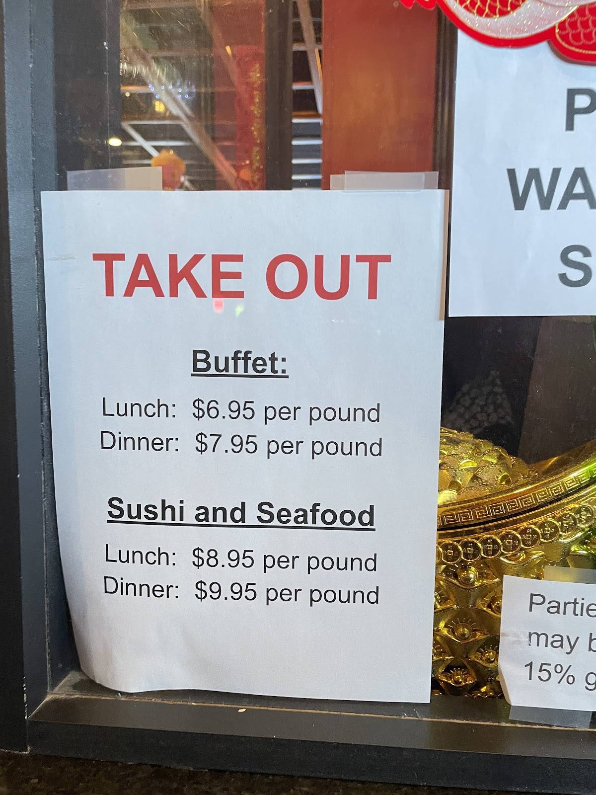 Menu at Lotus Restaurant, Auburn