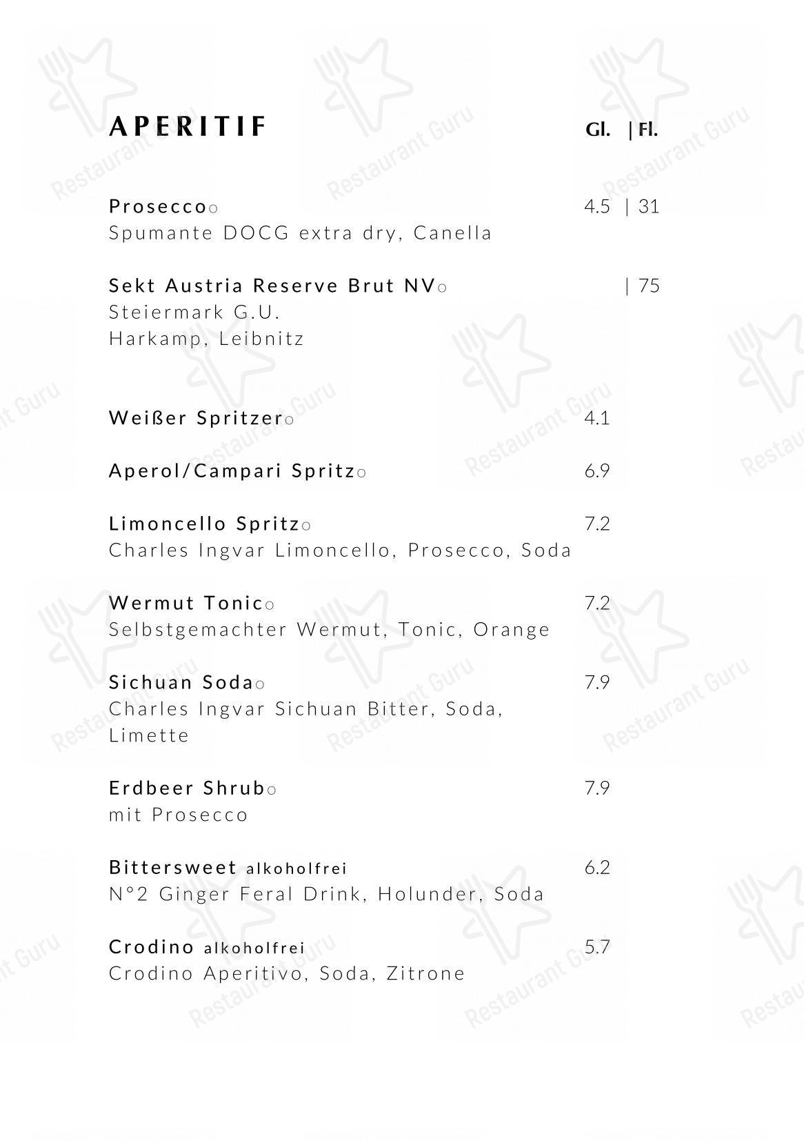Speisekarte von Lucullus Restaurant & Catering, Wien, Neulinggasse 29