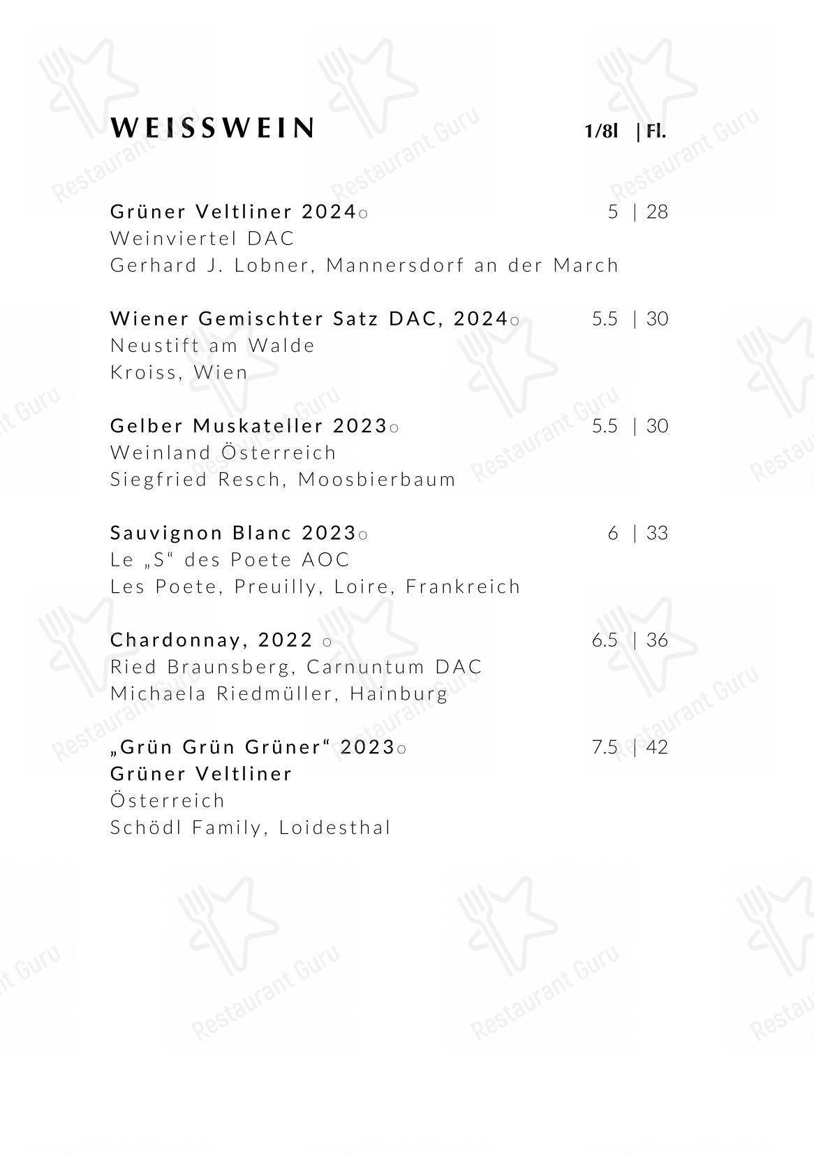 Speisekarte von Lucullus Restaurant & Catering, Wien, Neulinggasse 29