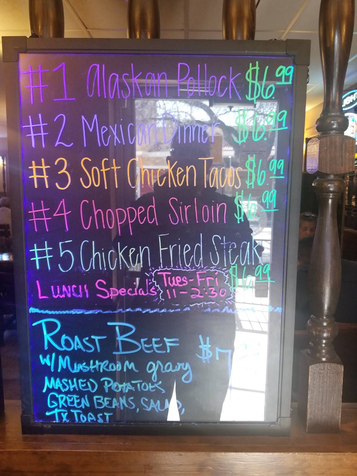 Menu at M.K. Davis Restaurant, San Antonio