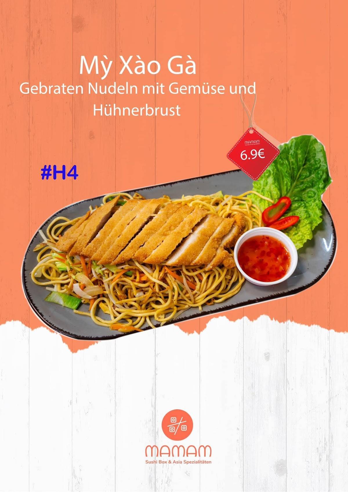 Menu at MAMAM - asian fast cuisine restaurant, Großkrotzenburg