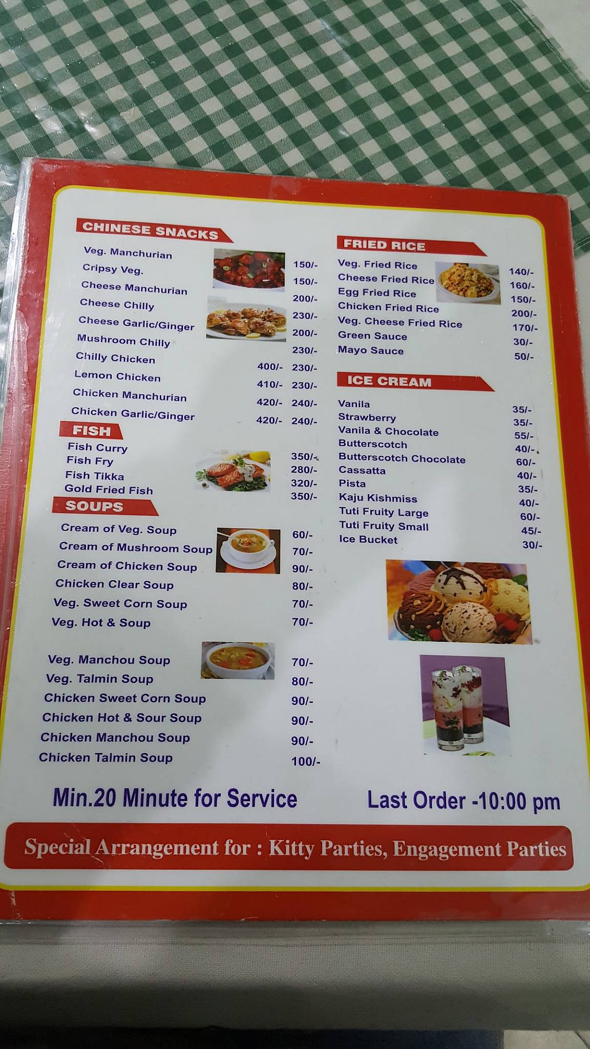 Menu at MEHAK RESTAURANT, Urmar Tanda