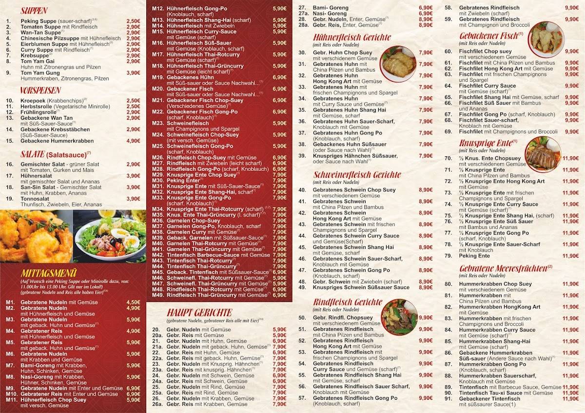 Speisekarte von MEKONG RESTAURANT, Görlitz