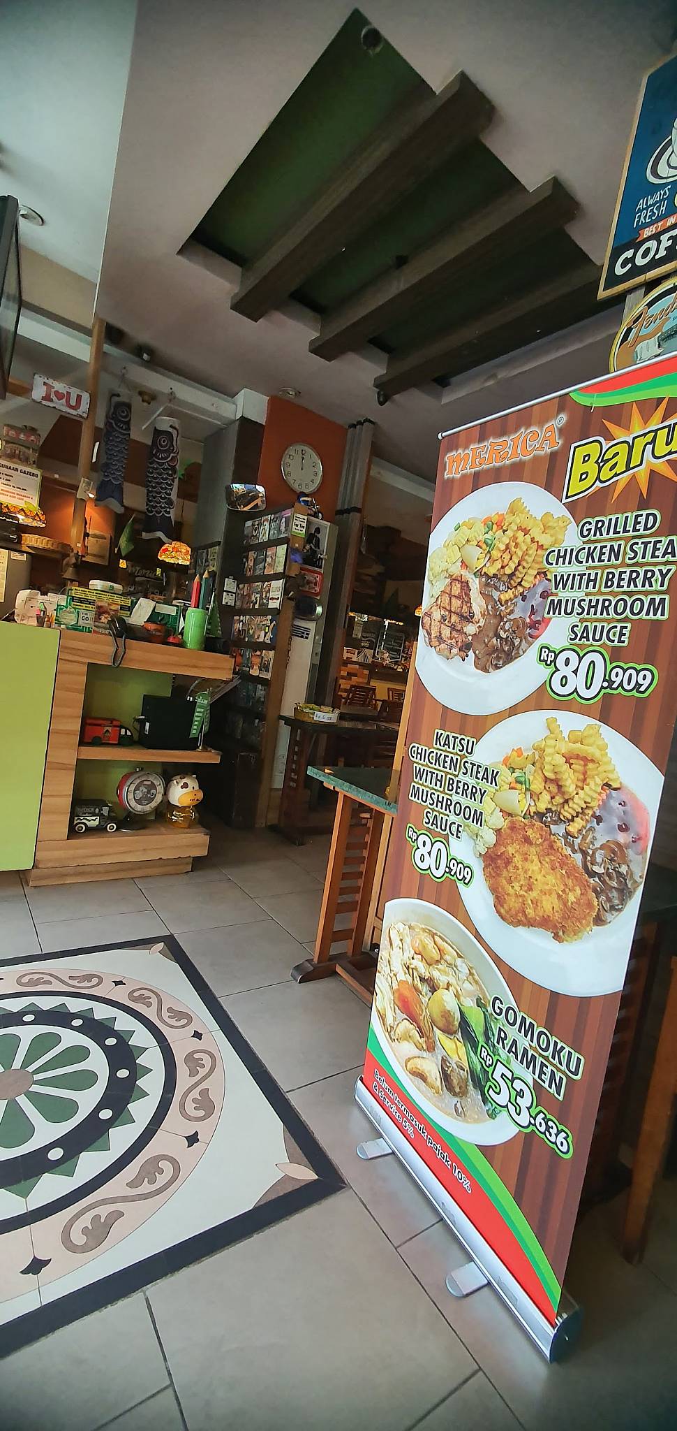 Menu at MERICA Restaurant, Central Jakarta, Apartemen Semanggi Kav 55-56
