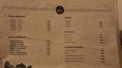 Menu at Mad Over Fish - Authentic Seafood Restaurant, Pimpri-Chinchwad