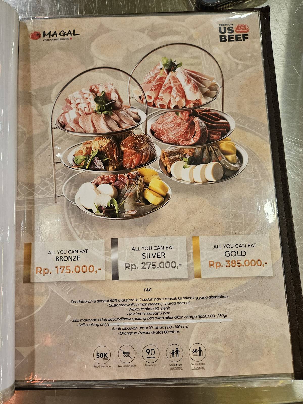 Carta de Magal Authentic Korean Restaurant Batam, Batam