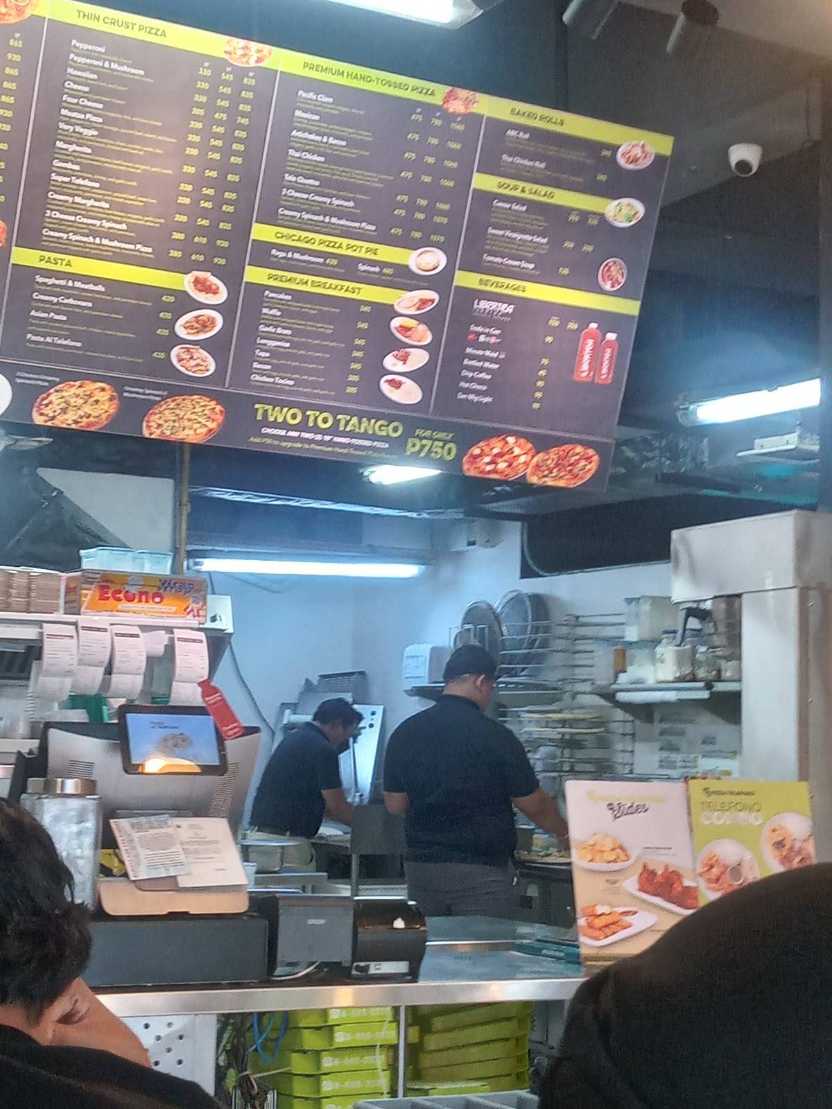 Menu at Pizza Telefono pizzeria, Makati