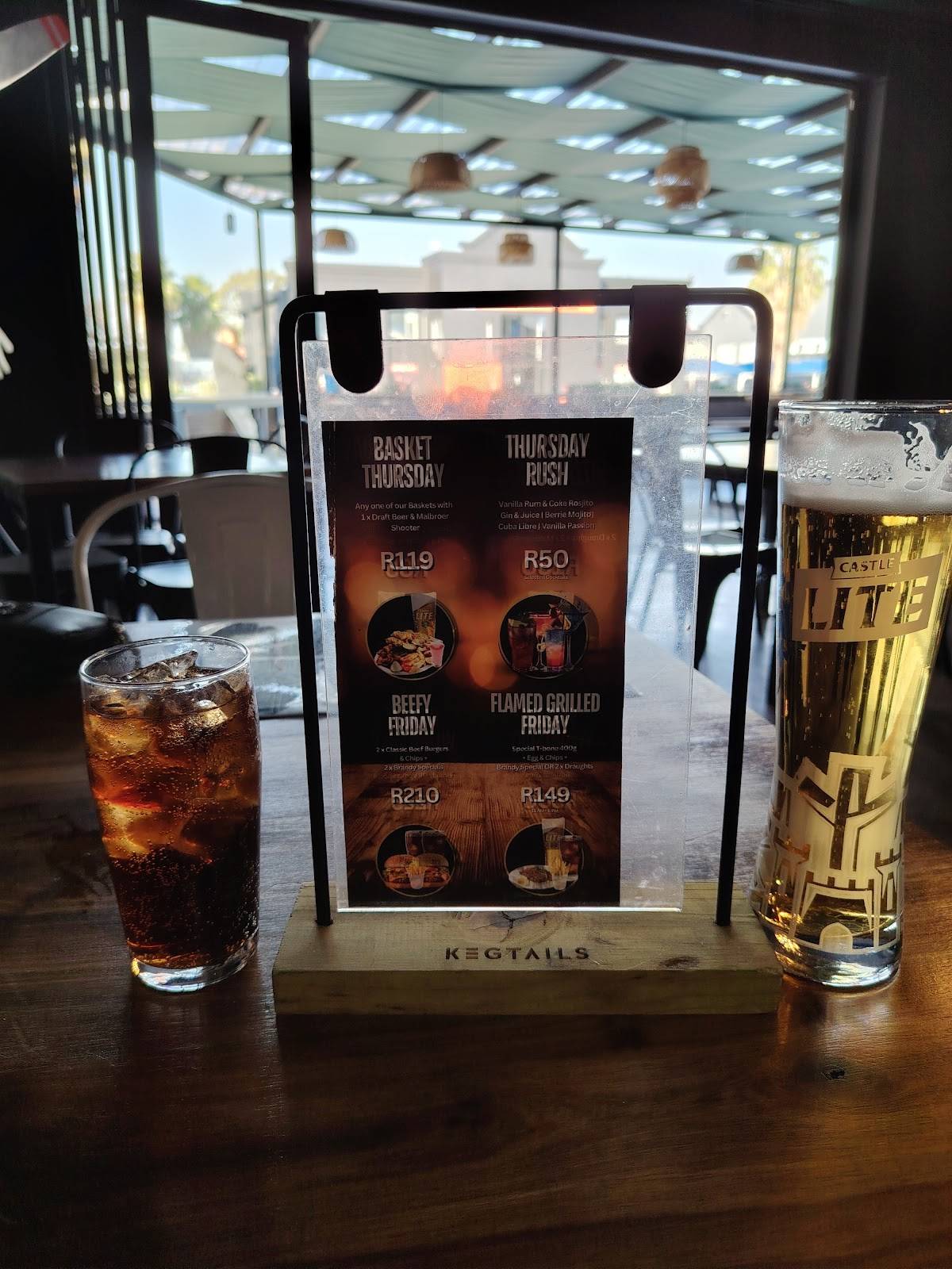 Menu at Malbroer pub & bar, Boksburg
