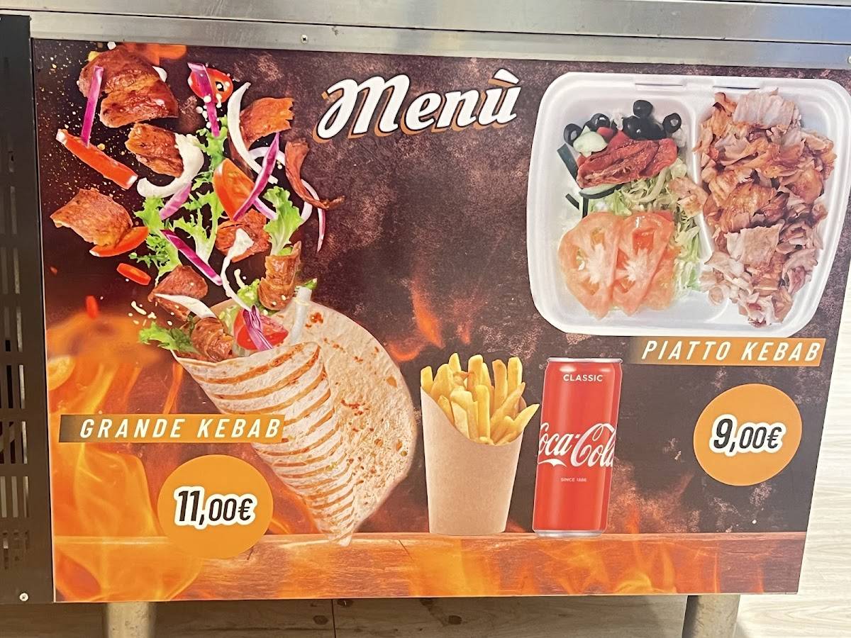 Menu da Mamma Mia Kebab ristorante, Poggio Mirteto