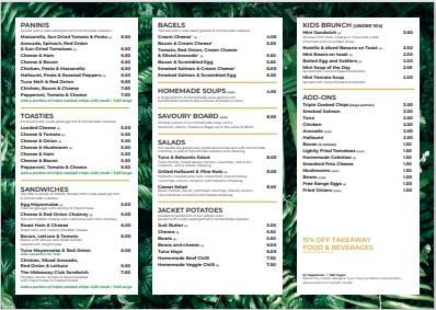 Menu at The Hideout Bar & Eatery Prestwich, Manchester