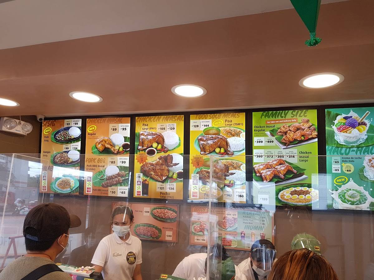 Menu at Mang Inasal restaurant, Caloocan, 134