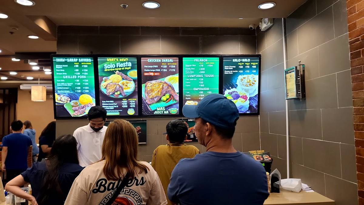 Меню ресторана Mang Inasal, Паранак, 2/F Ayala Malls Manila Bay ...
