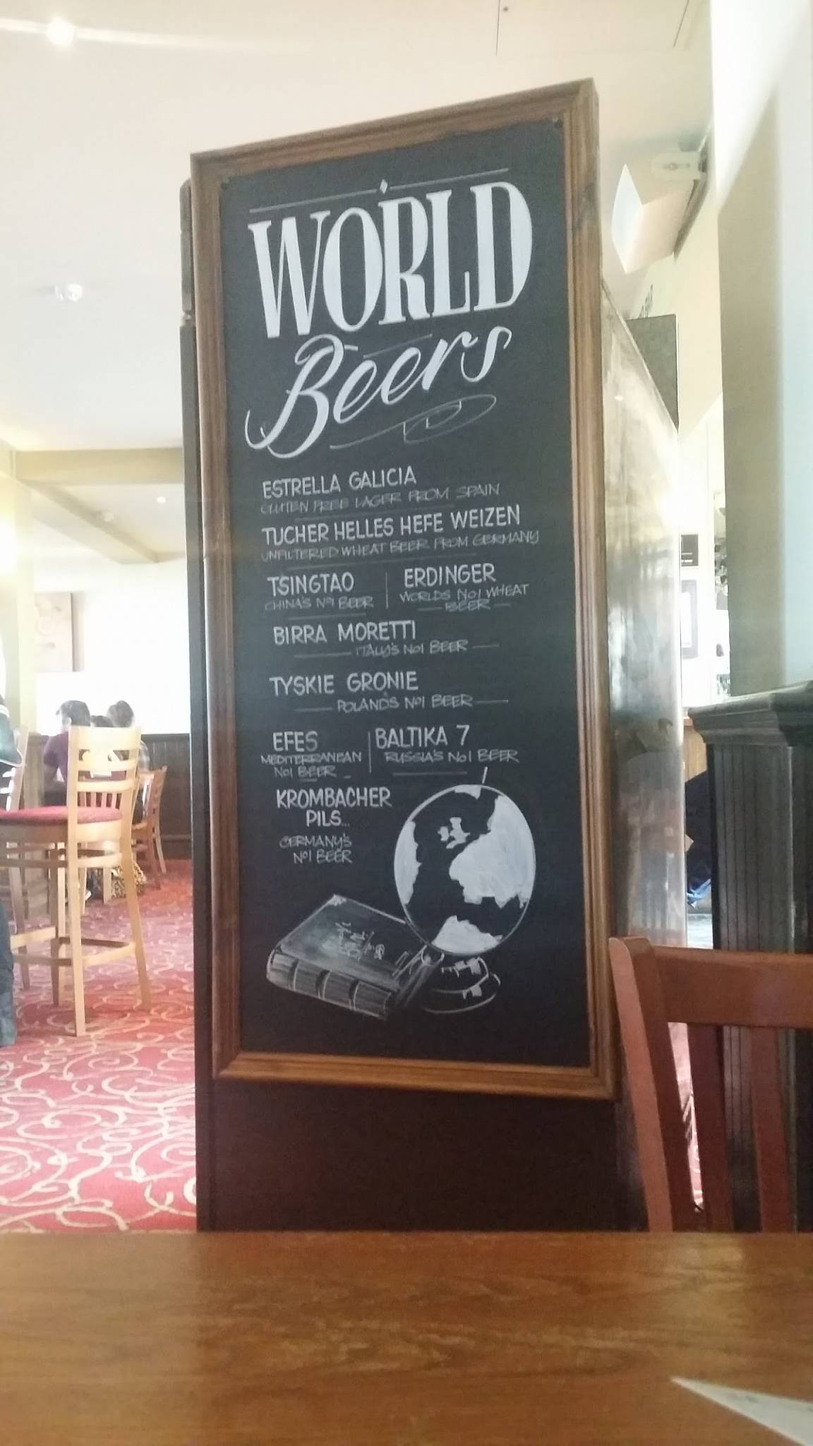 Menu at The Mechanical Elephant - JD Wetherspoon pub & bar, Margate