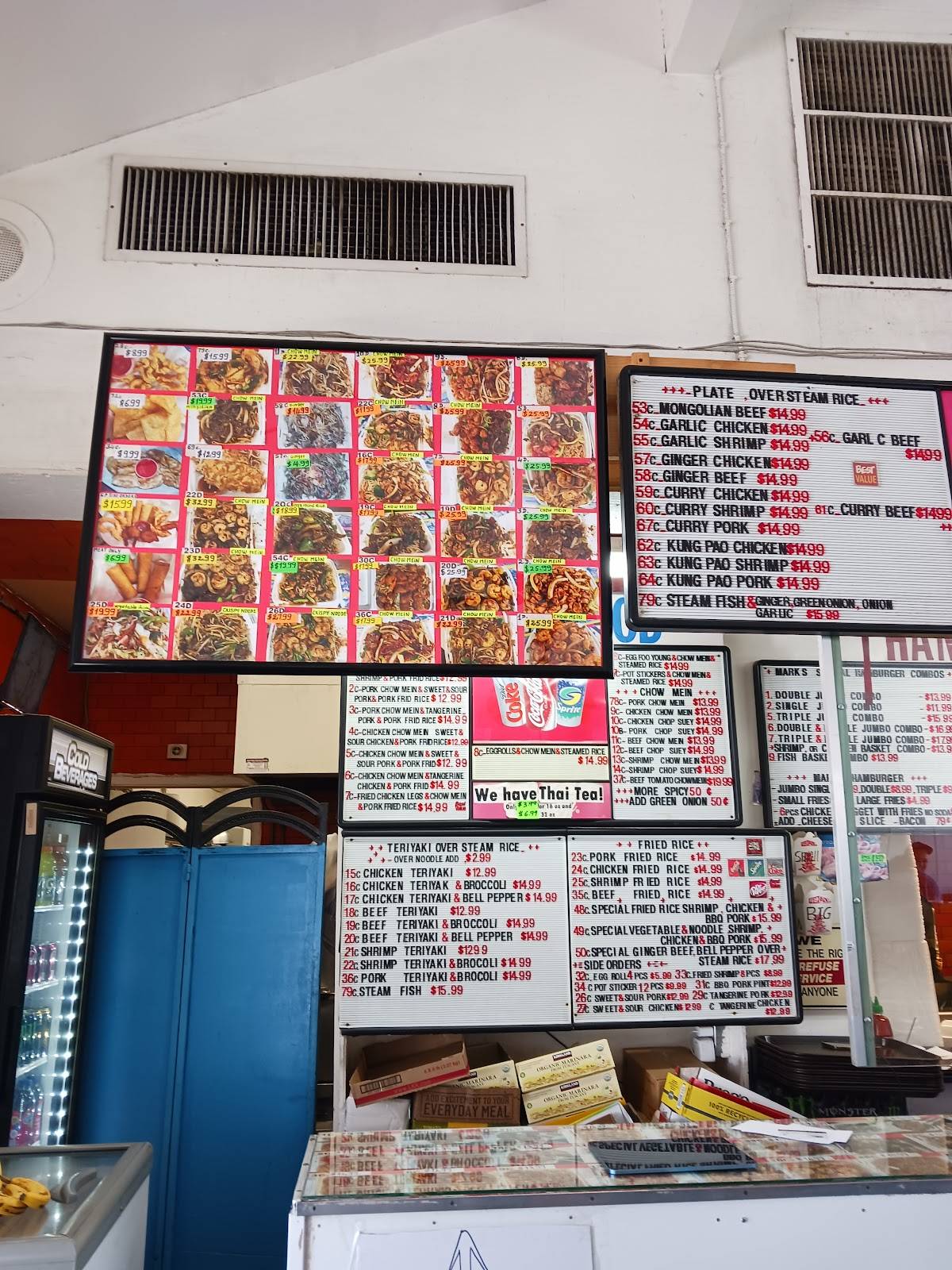 Menu at Mark's Kitchen restaurant, Fresno