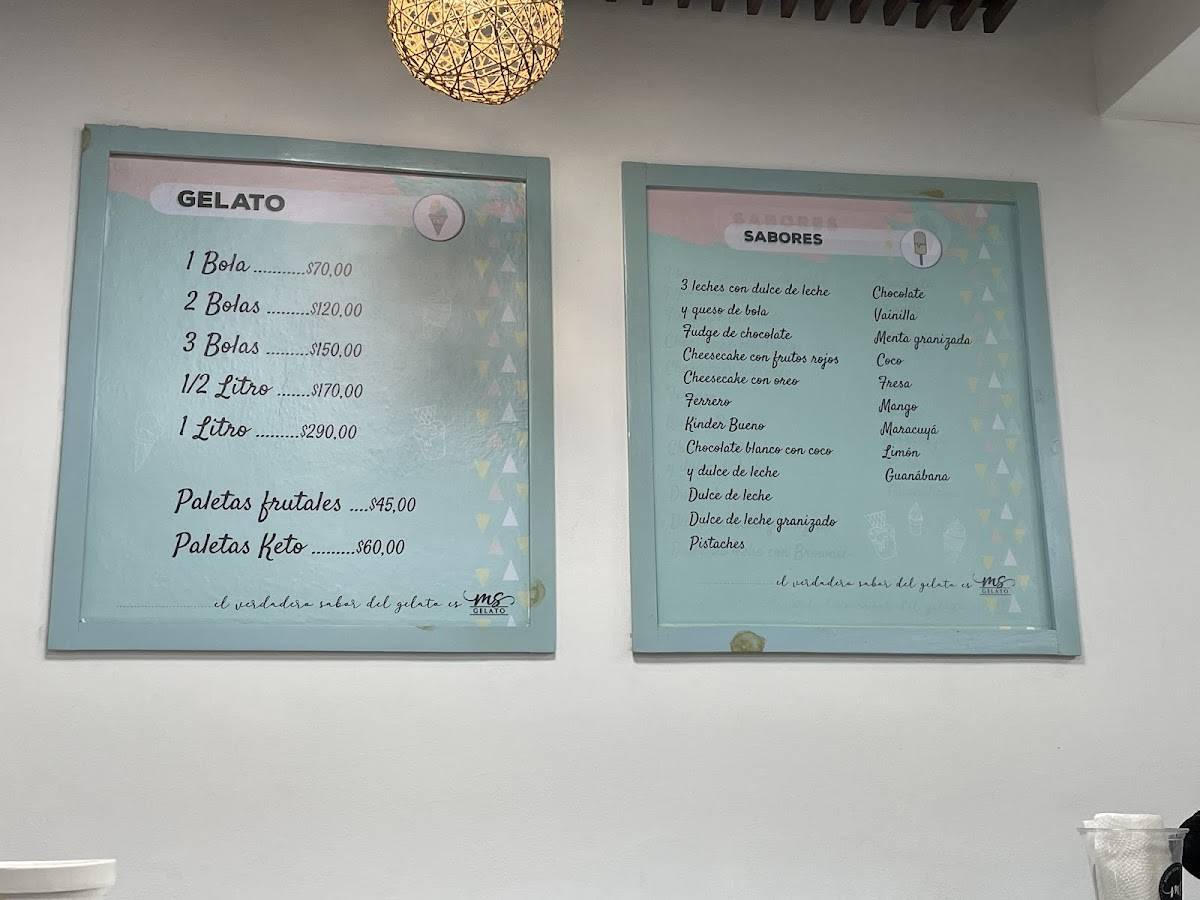 Carta del postres Mercedes Silva Av. La Luna, Cancún, Av. la Luna SM 49 ...
