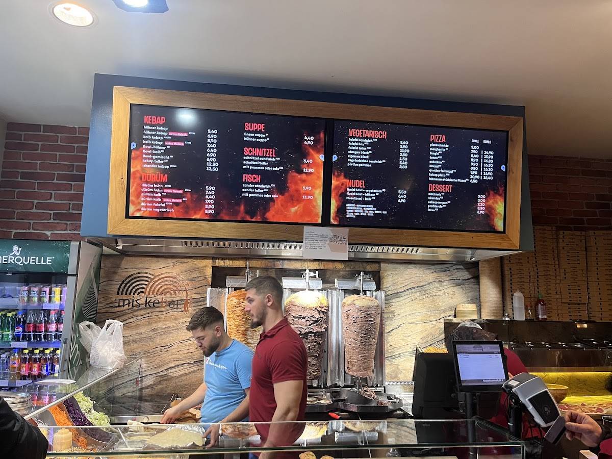 Speisekarte von MIS Kebap pizza, Wien