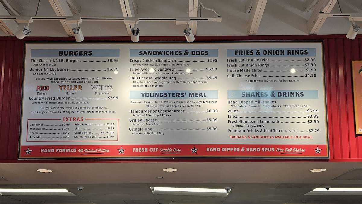 Carta del restaurante Mighty Fine Burgers, Kyle