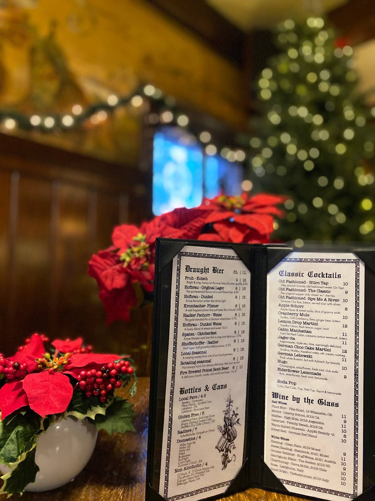 Menu at Kegel's Inn restaurant, West Allis