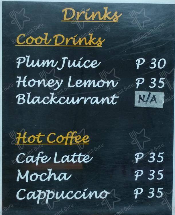 Menu at Mini Egg Puffs, Quezon City