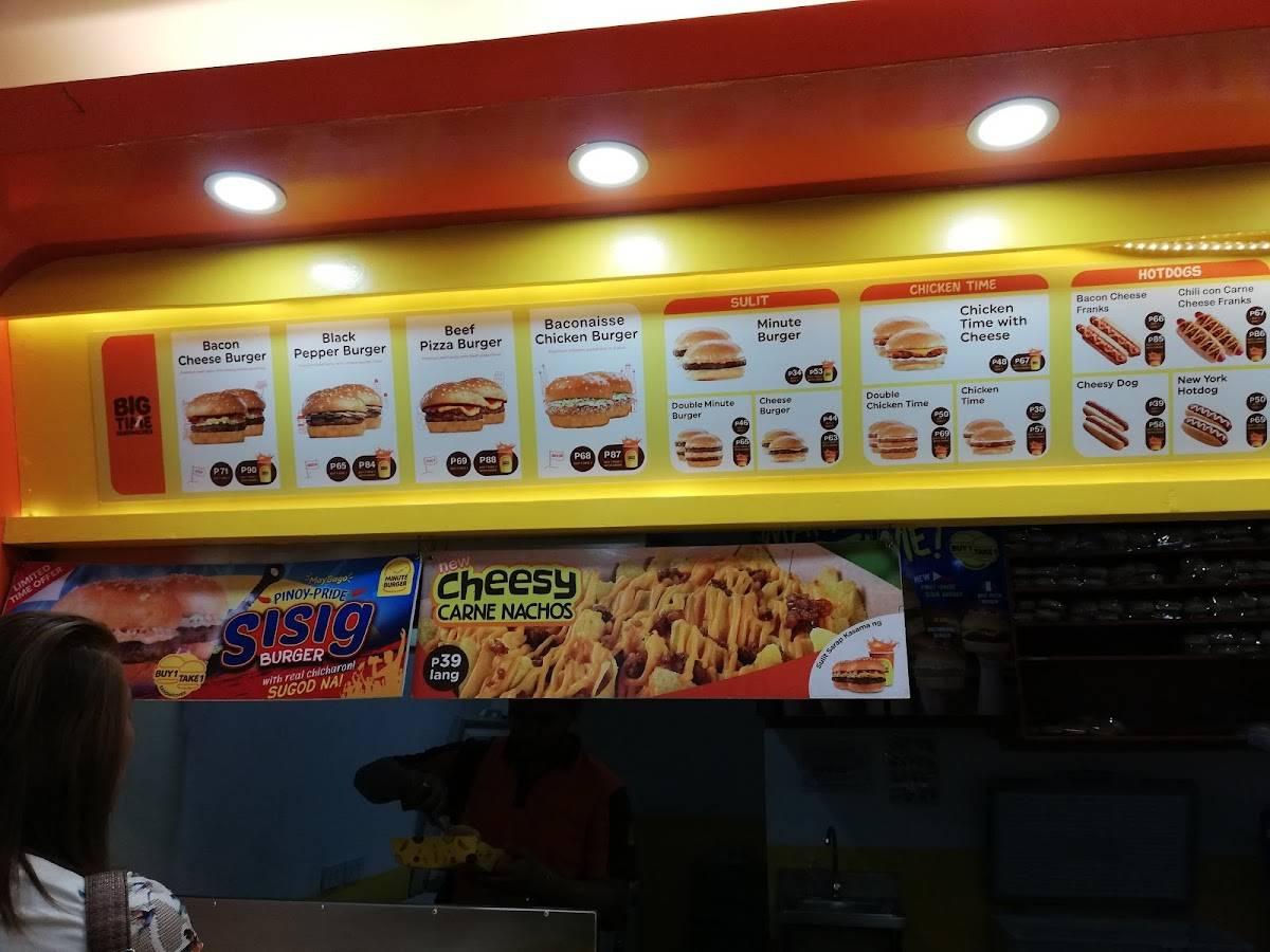 Menu at Minute Burger Area H restaurant, San Jose del Monte City, Dr ...