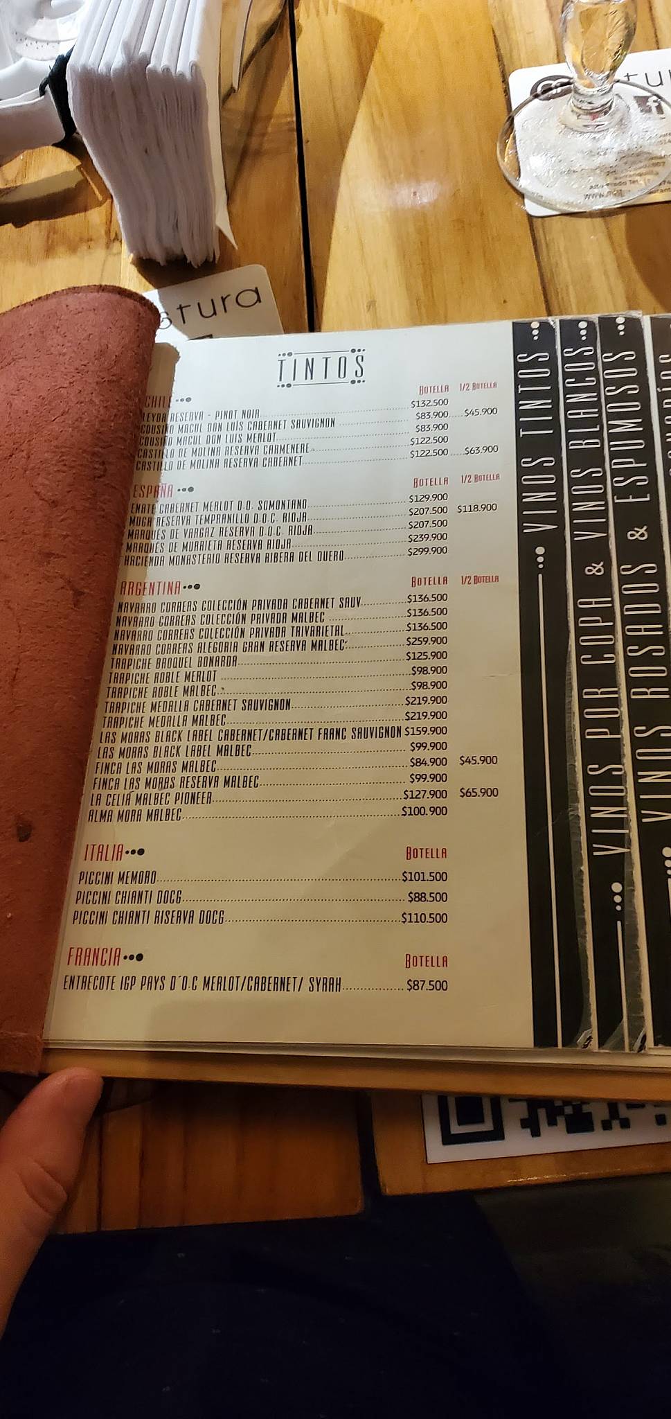 Carta del restaurante Mistura Cartagena, Cartagena, Calle Segunda del ...