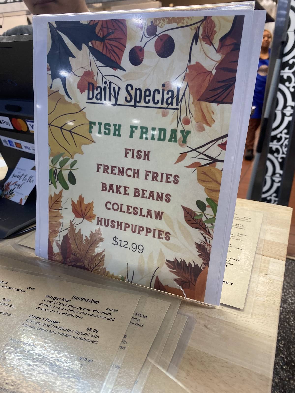 Menu at Momma C's Soul Food Kitchen restaurant, Muskogee