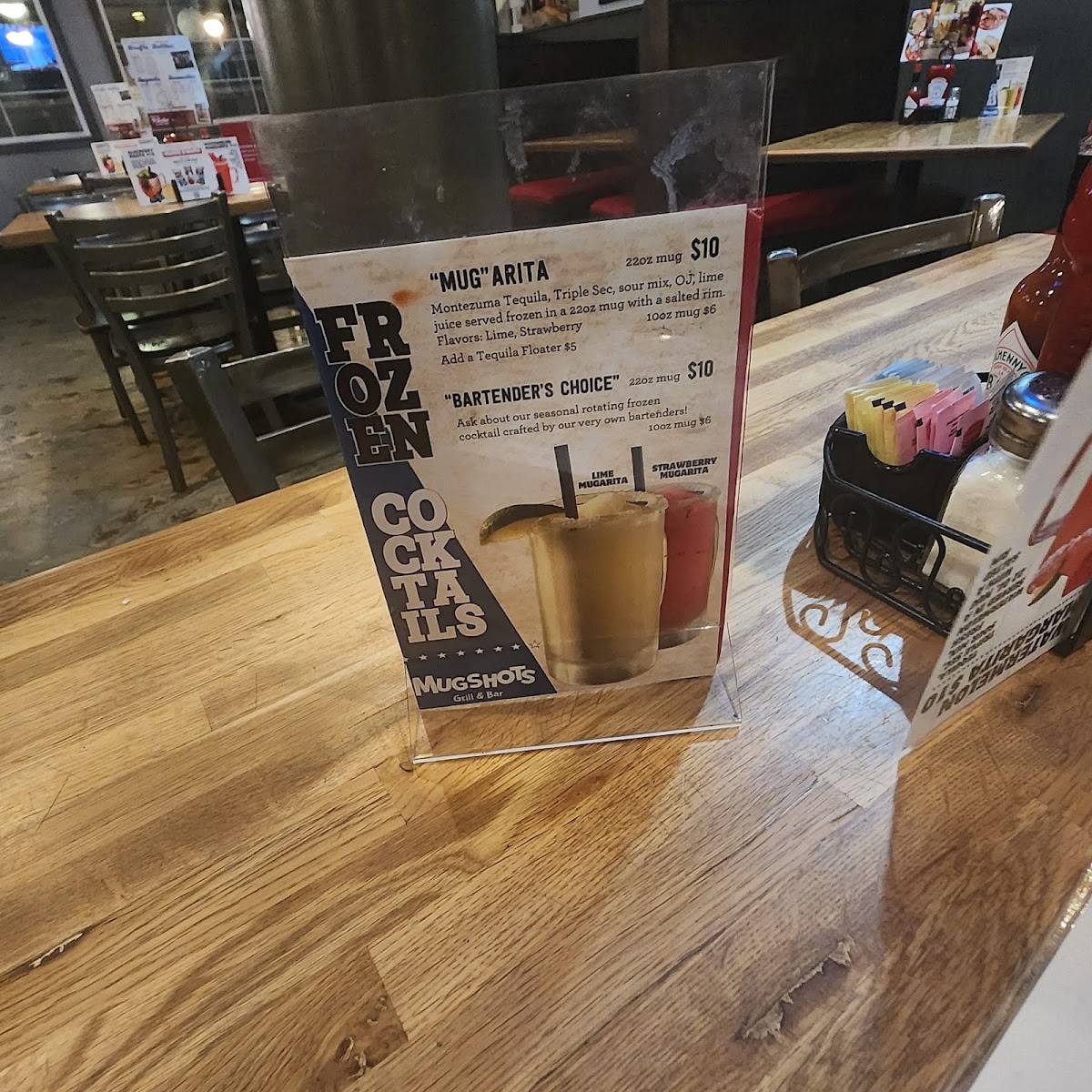 Menu at Mugshots Grill and Bar - Meridian, MS, Meridian, MS-493