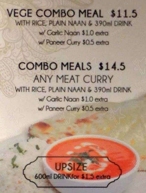 Menu at Mumbai Express restaurant, Ultimo, Shop 222 level 2 Broadway ...