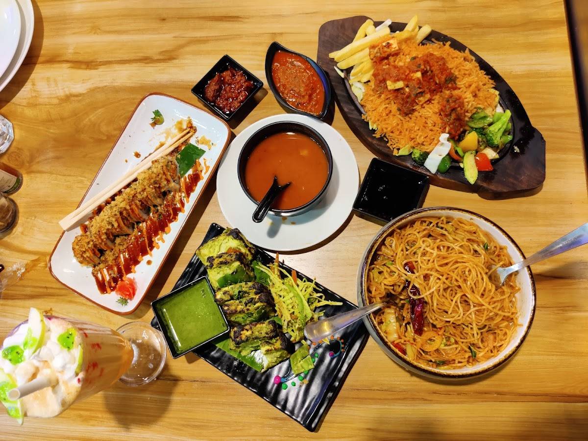 Menu at Green autobahn, Mumbai