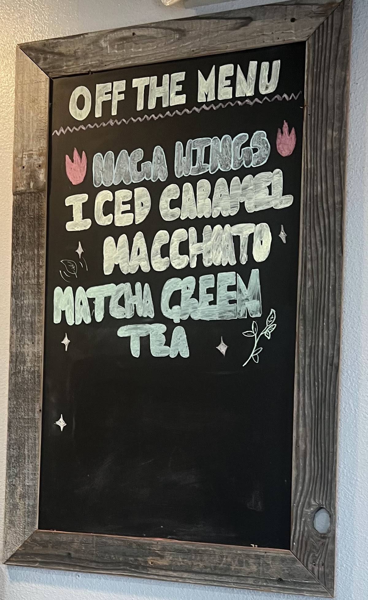 Carta de Naga Cafe Khmer Street Food, Signal Hill