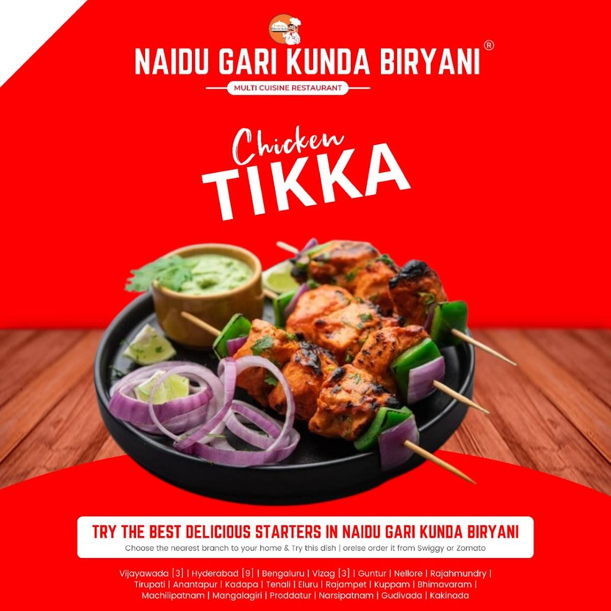 Menu at Naidu Gari Kunda Biryani - Narsipatnam, Narsipatnam
