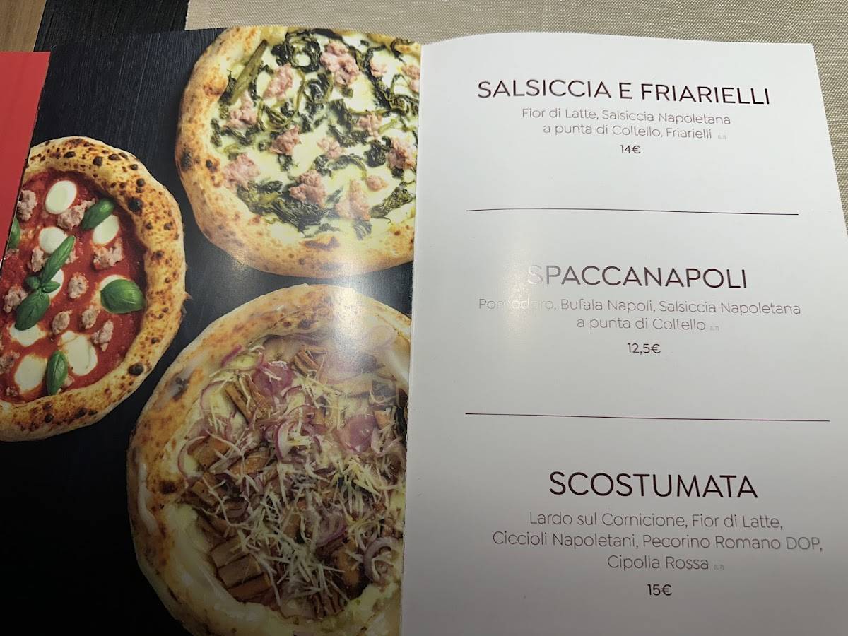 Menu au Napó Pizza Napoletana restaurant, Dolo