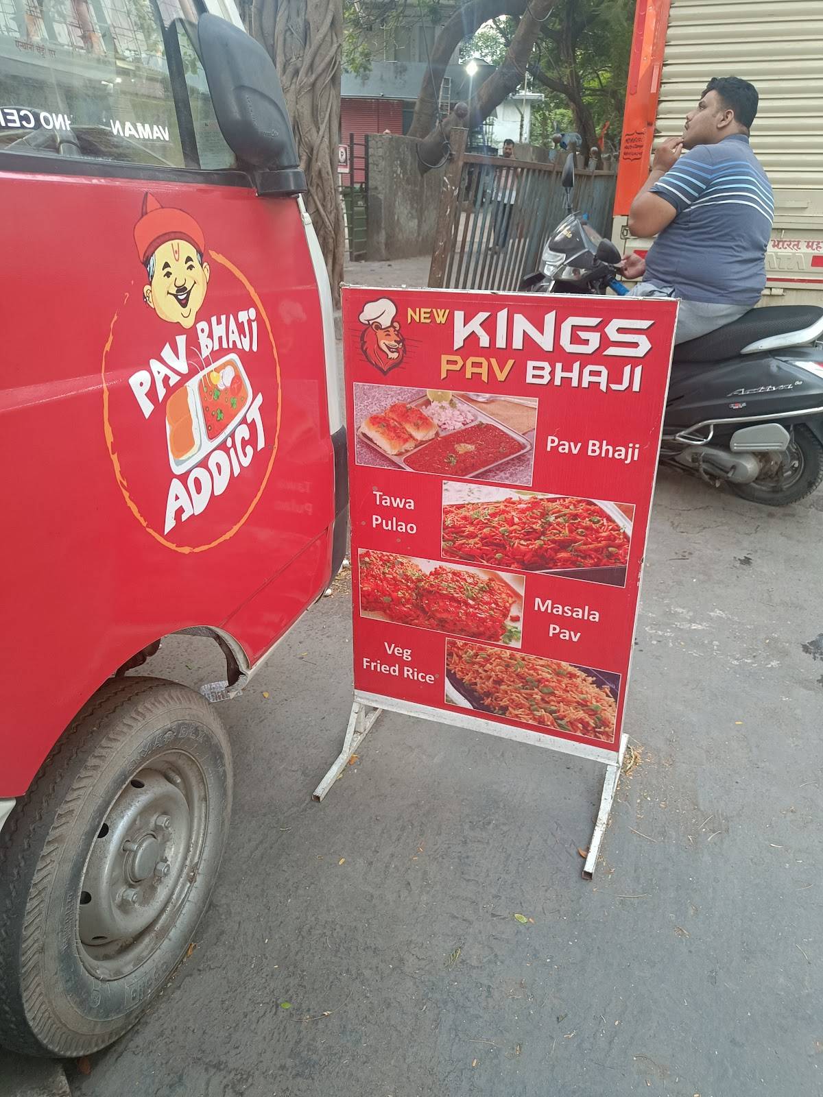 Menu at New Kings Pav Bhaji, Mumbai
