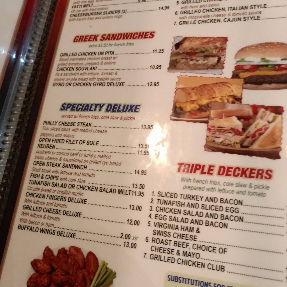 Menu at Sky View Diner restaurant, New Rochelle