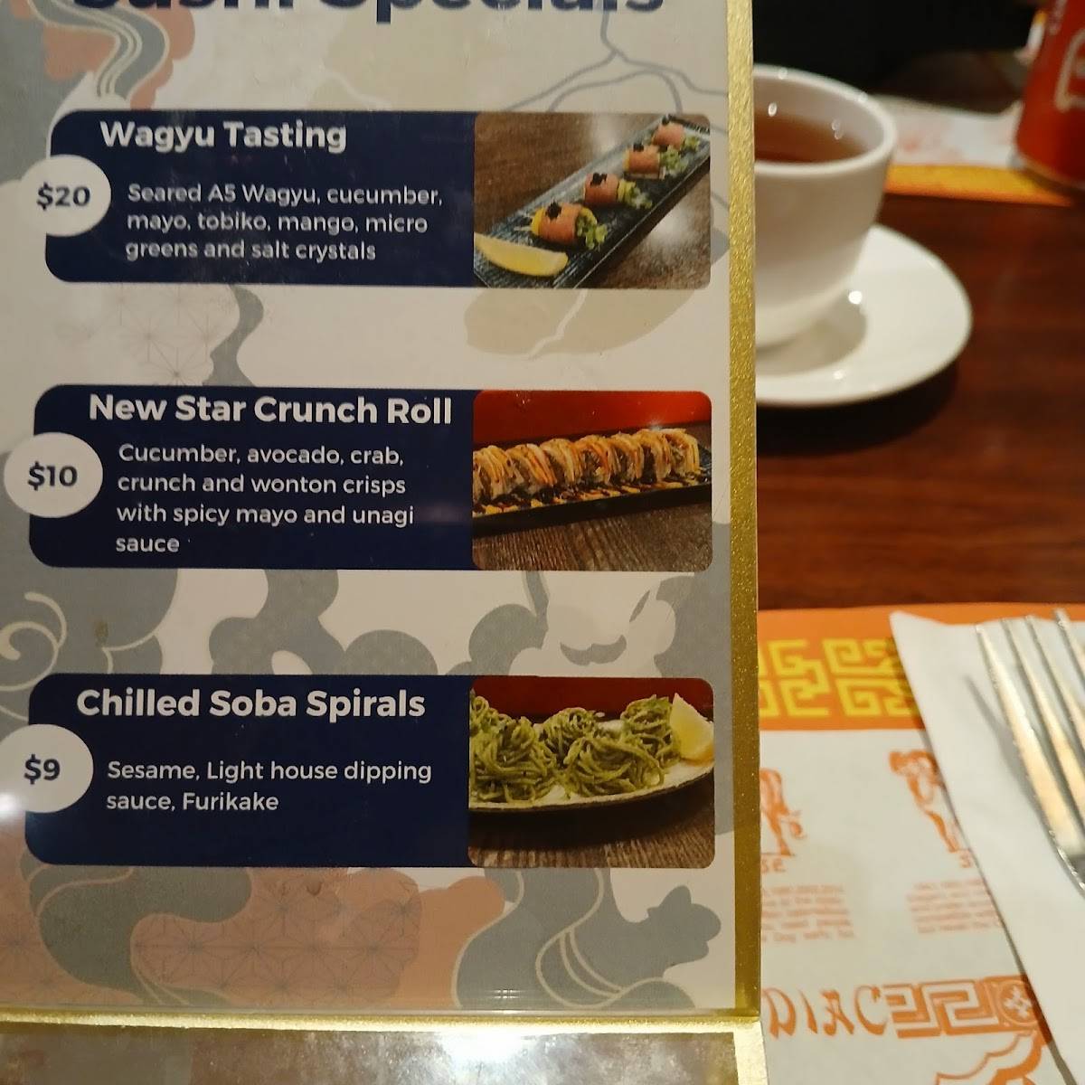 Menu at New Star Restaurant, Elmwood Park