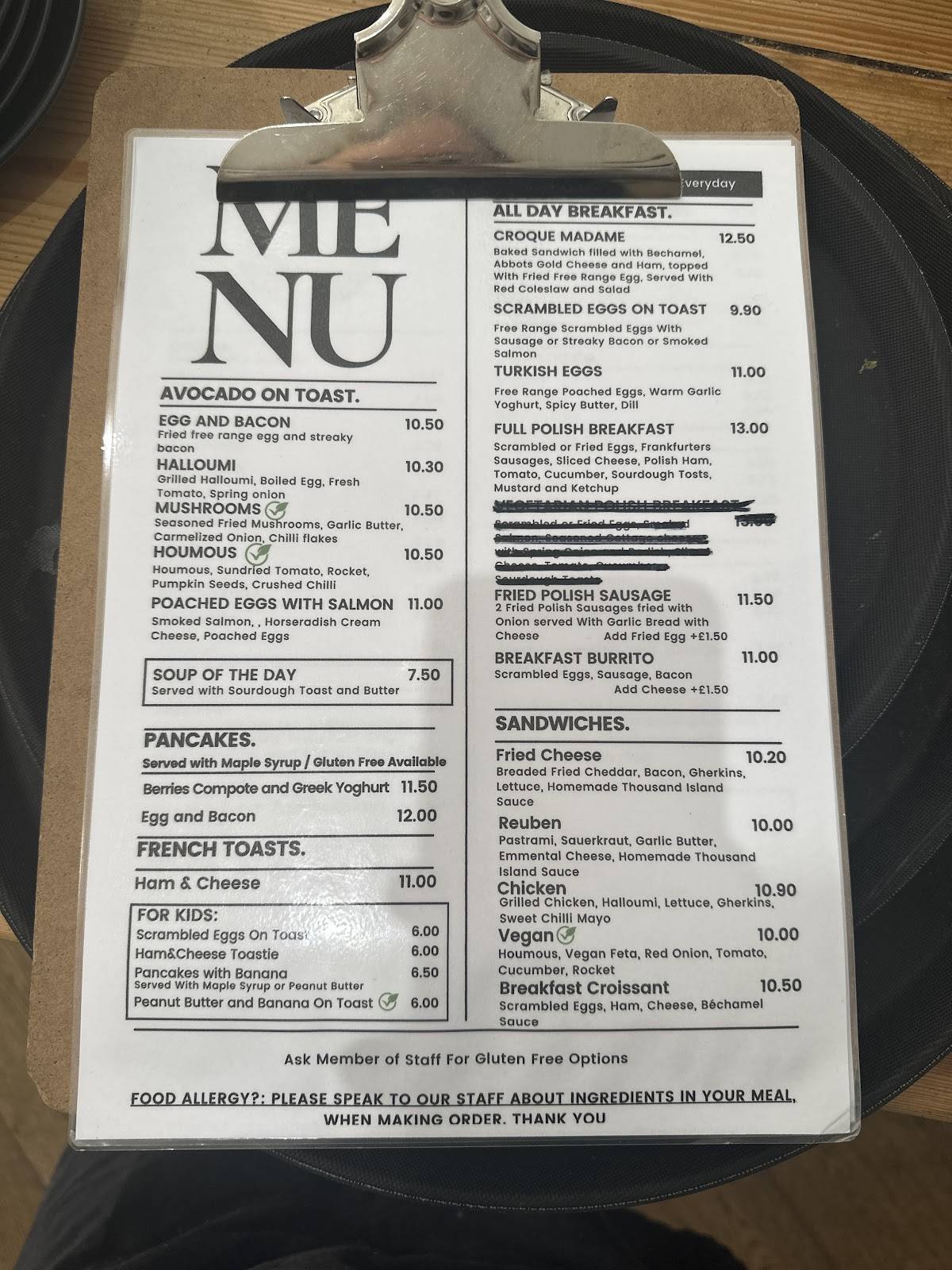 Menu at Nice To See You cafe, York