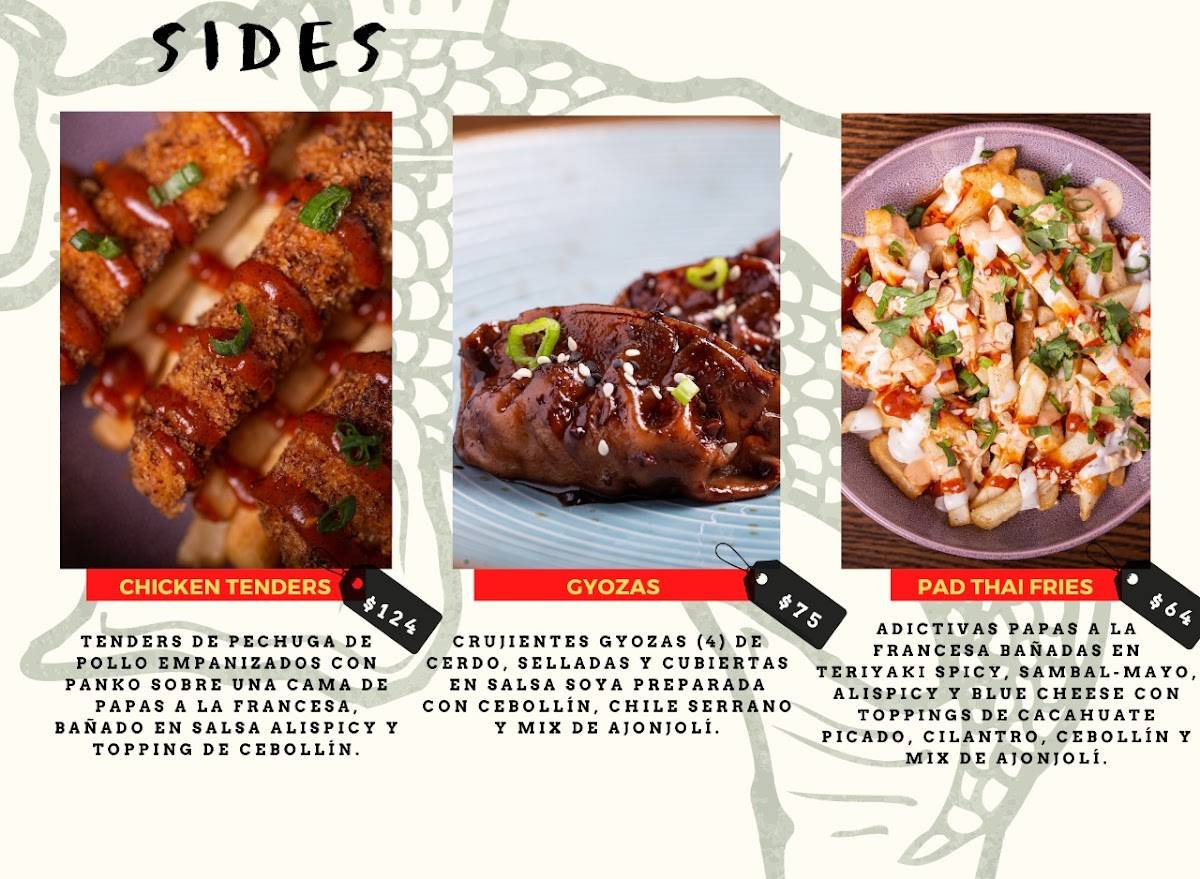 Carta del restaurante Nooda Obispado, Monterrey