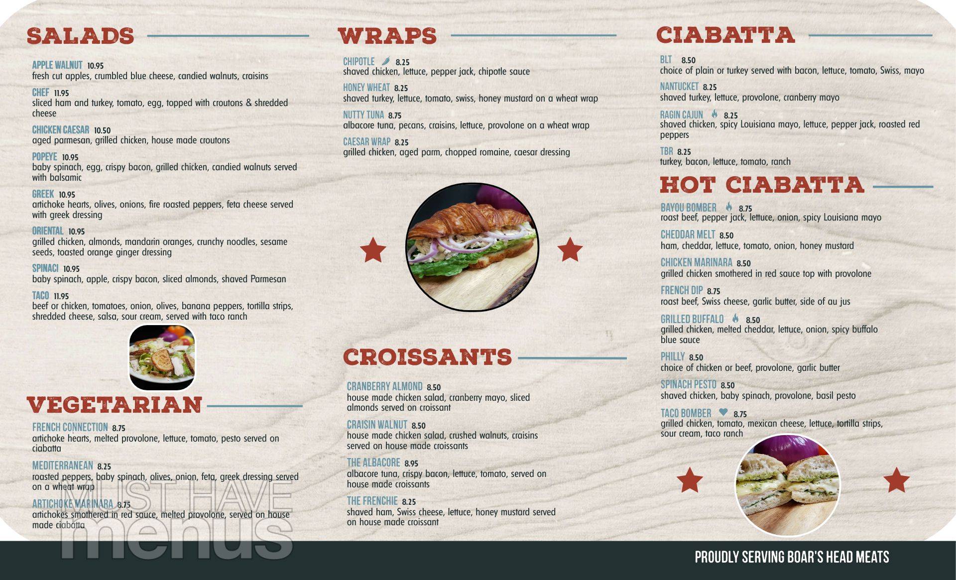 Menu at jitters cafe, North Chili, Buffalo Rd