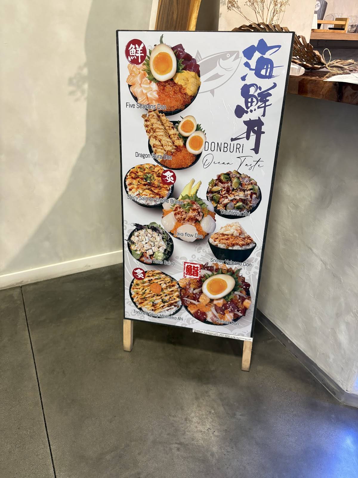 Menu at Ocean Taste restaurant, Honolulu, Auahi St L150