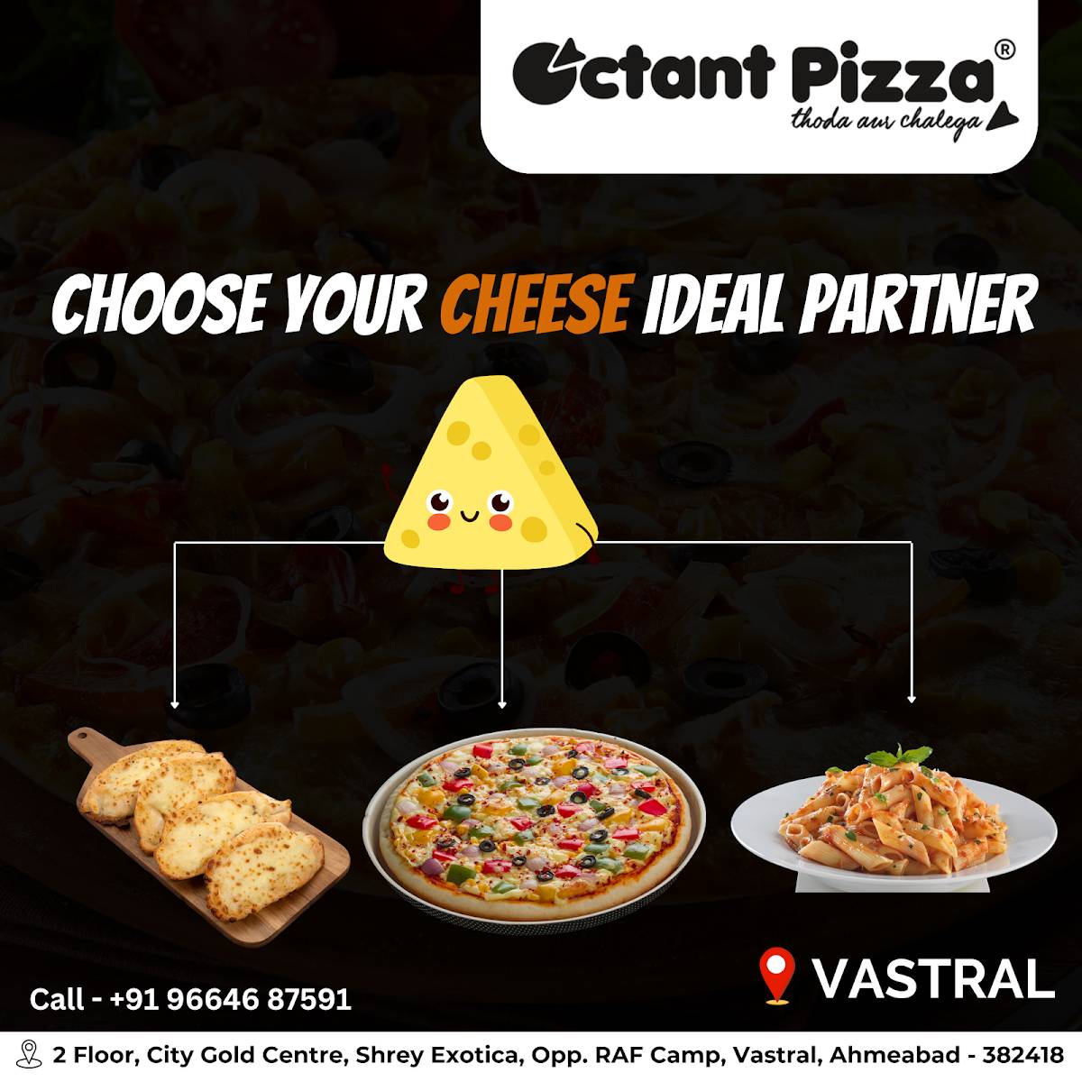 Menu at Octant Pizza Vastral Biggest Pizzeria in Ahmedabad Best ...