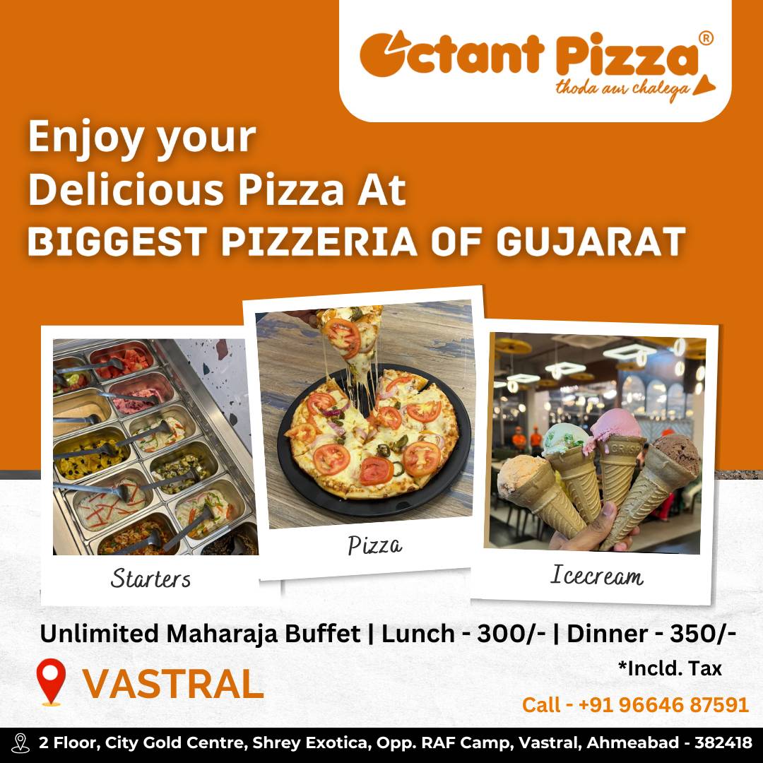 Menu at Octant Pizza Vastral Biggest Pizzeria in Ahmedabad Best ...