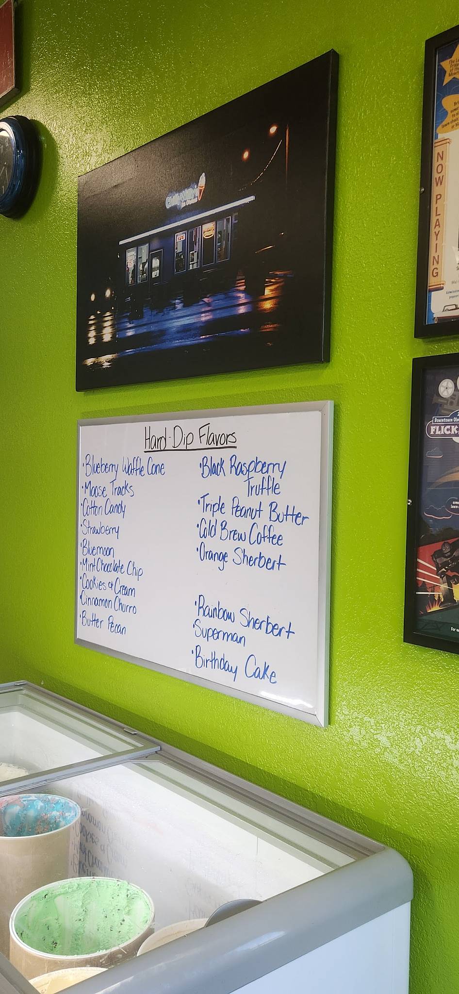 Menu at Chilly Willy's Ice Creams & Grill restaurant, Olney