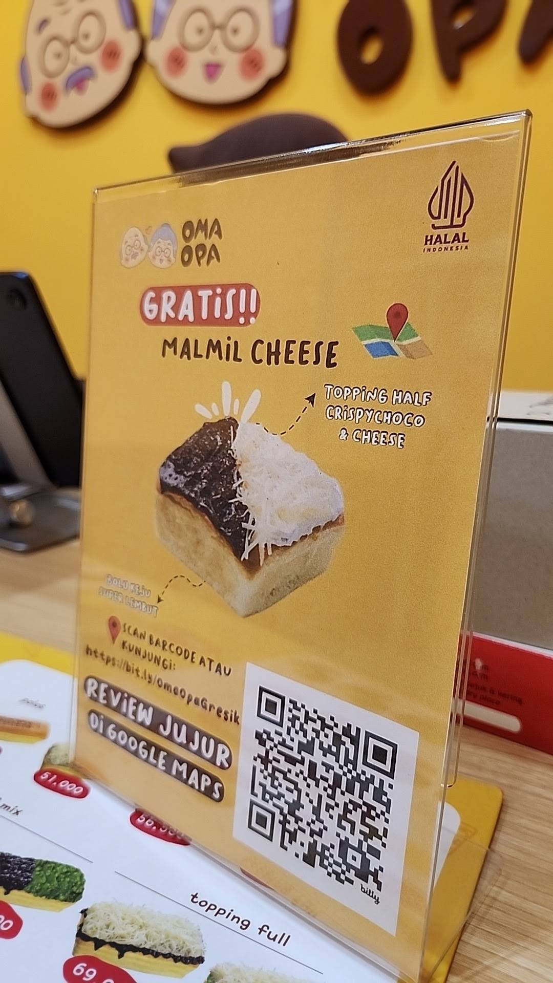 Menu at Oma opa cakery Jl kalimantan Gresik, Gresik