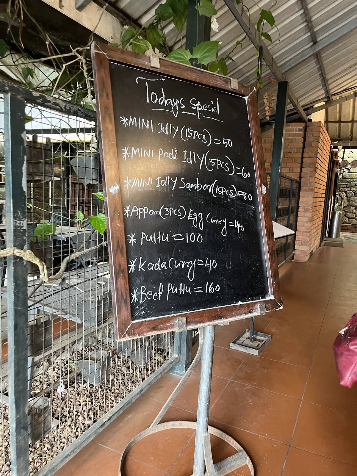 Menu at Open Kitchen Barbeque, Kuttikkanam