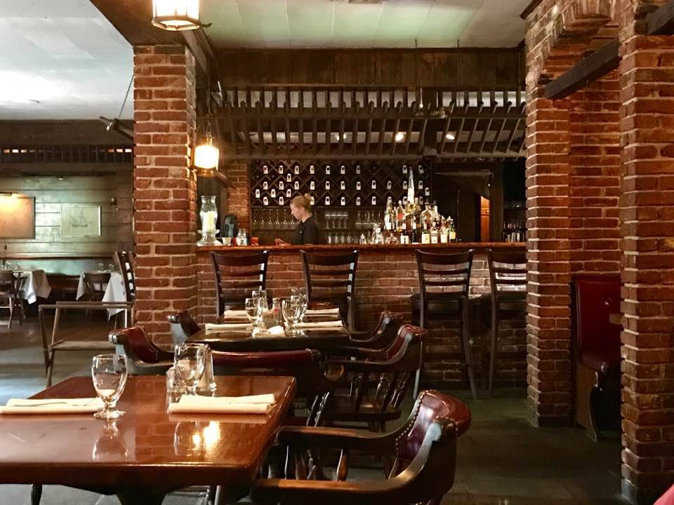 Menu at Robert Morris Inn restaurant, Oxford