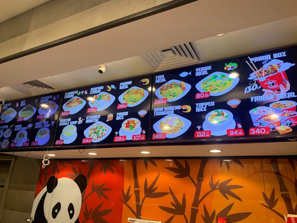 Menu at PANDA HOUSE restaurant, Egypt, 294X+4QR